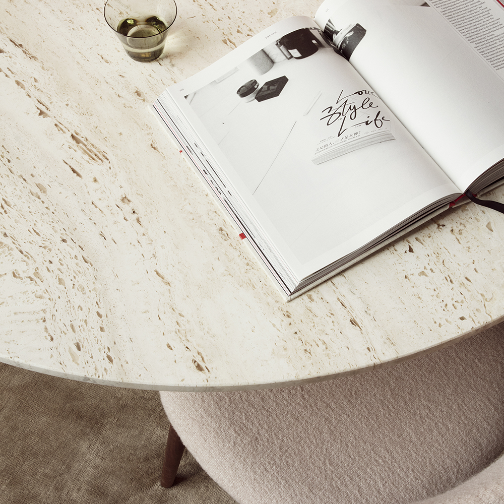 Gubi - Epic Dining Table | Elliptical | Travertine - Gubi - Paustian Gubi - Epic Dining Table | Elliptical | Travertine - Gubi - Paustian